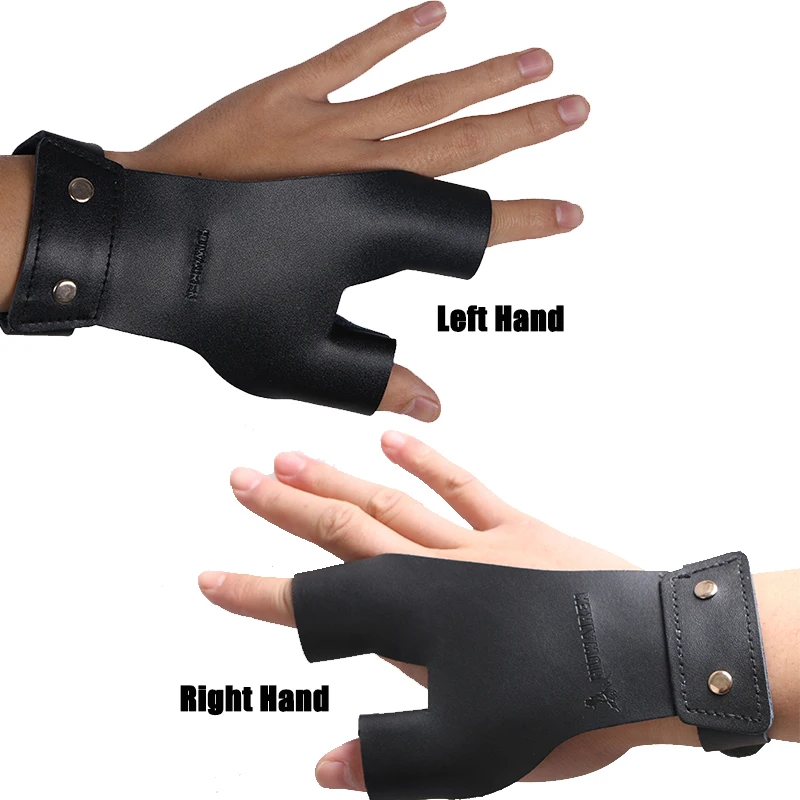 Hand Protection Gloves Bow | Archery Glove Right Hand | Leather Hand ...