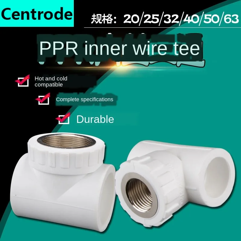 Accesorios de tubería ppr, Conector de tubería de agua de 20/25/32/40/50/63PPR, giro de 1/2 ...