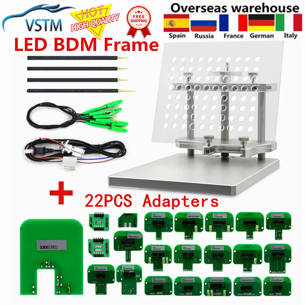 Marco de Metal LED BDM, conjunto completo de acero inoxidable con ...