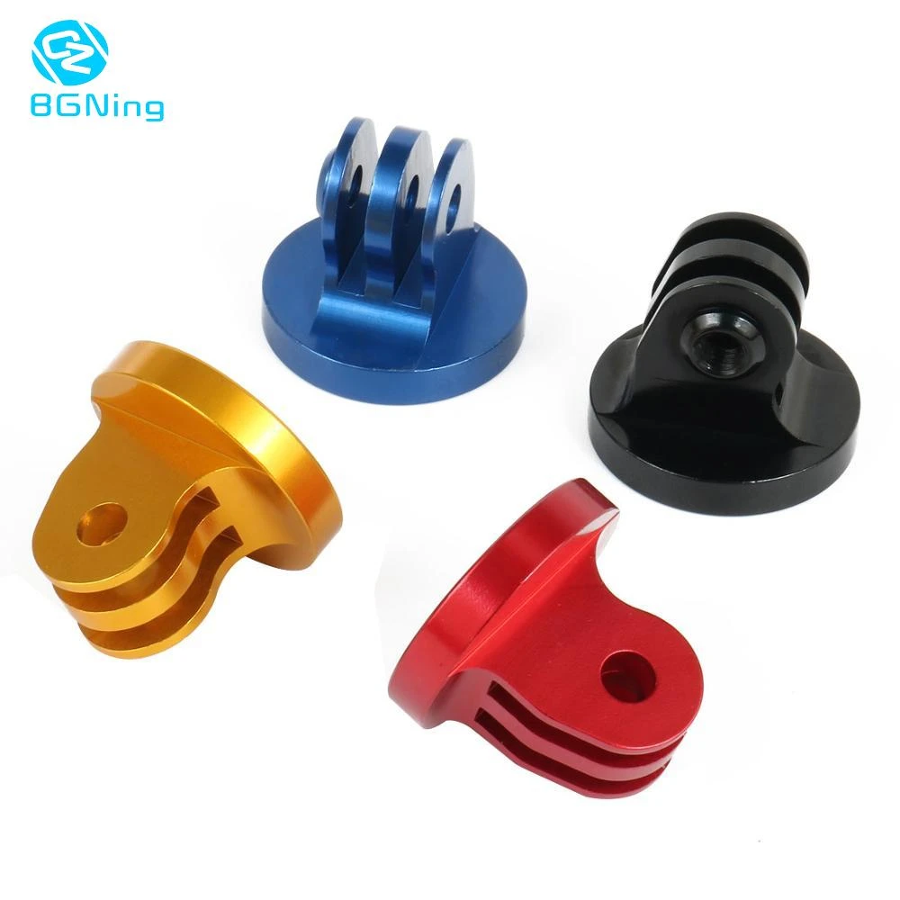 Cnc Aluminium Small Tripod Mount Adapter W/ Thread Screw For Gopro Hd ...