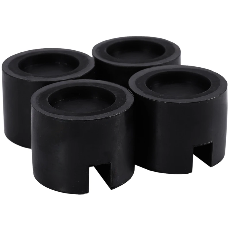 4PCS Universal Car Parts Rubber Support Pad Car Slotted Frame Rail ...