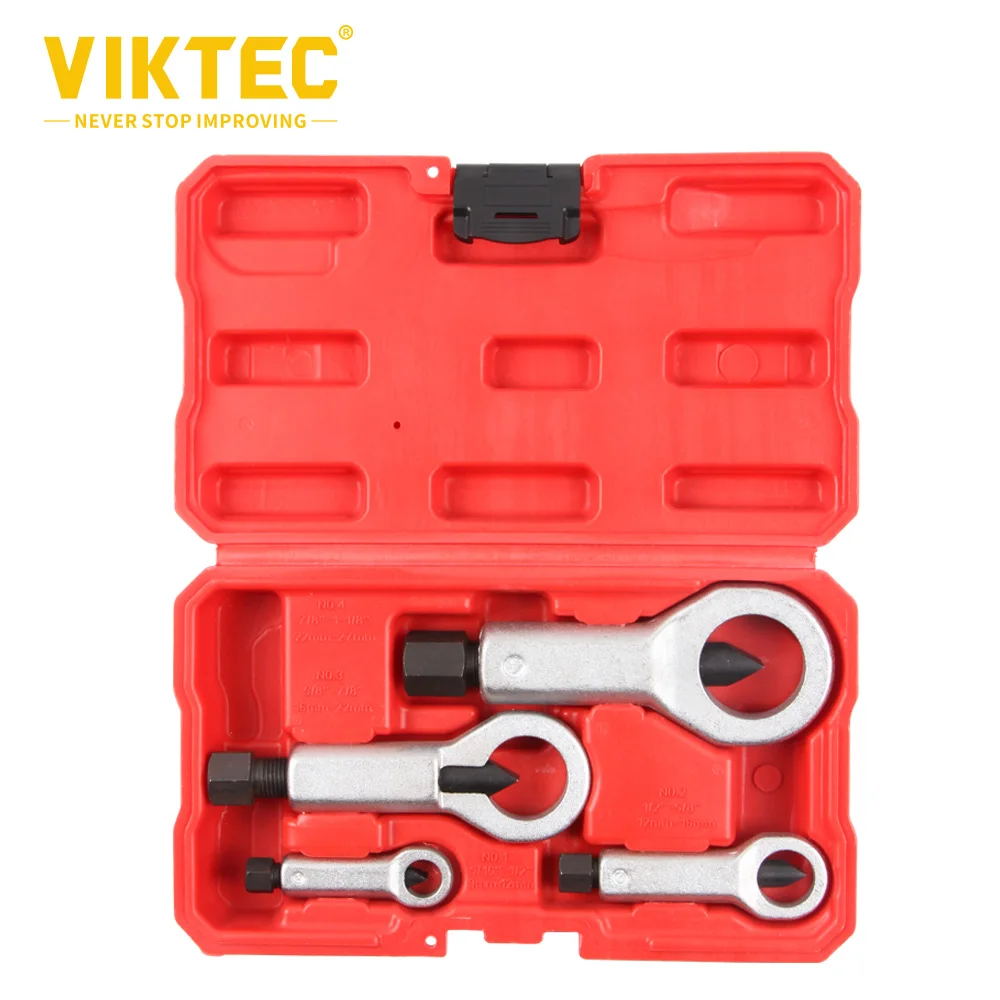 Vt01200 4pc Nut Splitter Seized Damaged Broken Bolt Nuts Cutter Remover ...