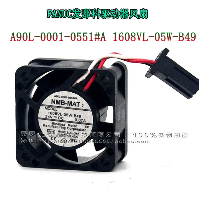 original NMB 1608VL-05W-B49 A90L-0001-0551#A FANUC system drive fan ...
