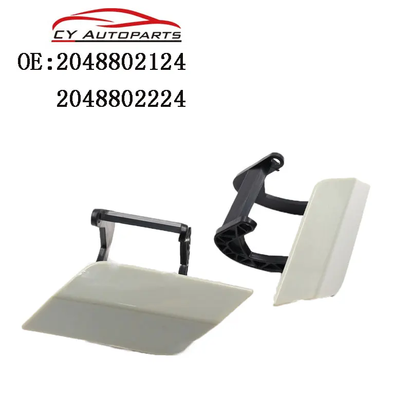 Left-Right-Side-Headlight-Washer-Flap-Cap-Cover-For-Mercedes-Benz-C ...