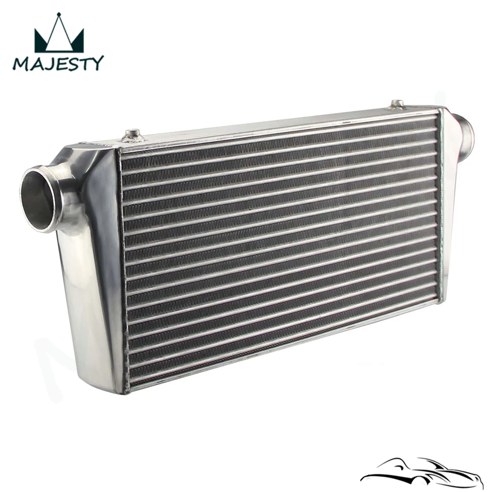 Aluminium Front Mount Rohr fin Kühler 600*300*76mm In/outlet 3 "FMIC ...