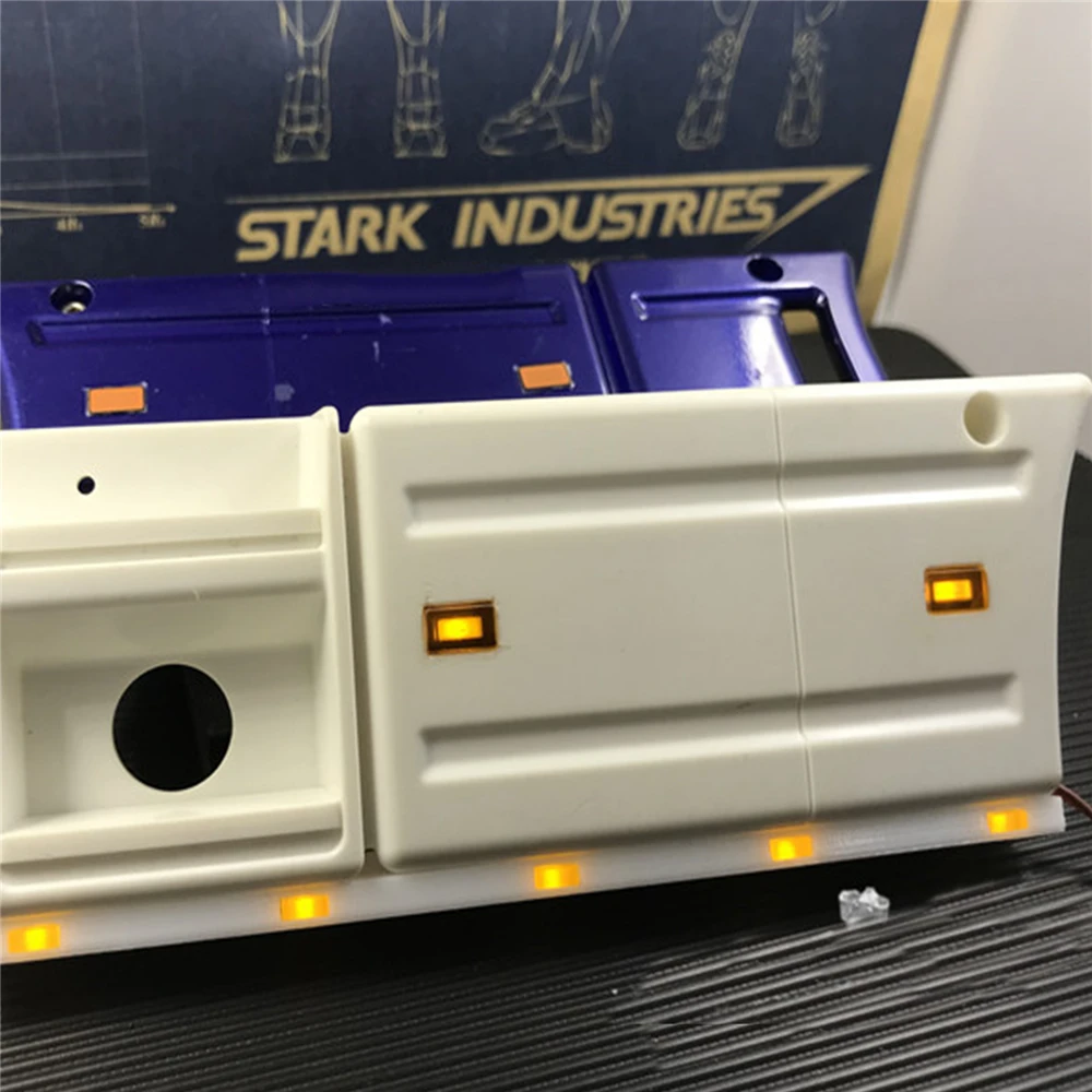 Diy Side Led Light Bar Modification Lamp Kit For Tamiya Scania 1/14 ...