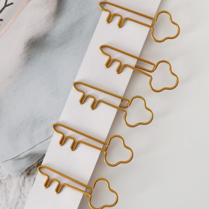 Metal Paper Clip Bookmark Stationery | Metal School Office Supply | Key ...