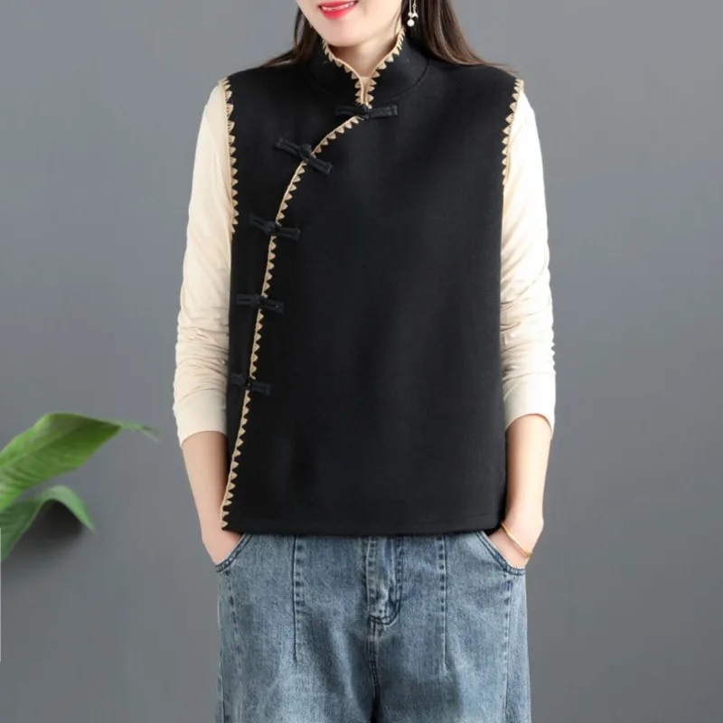 Retro-Chinese-Style-Top-Vest-Women-Modern-Tang-Suit-Gilet-Shirt-Loose ...