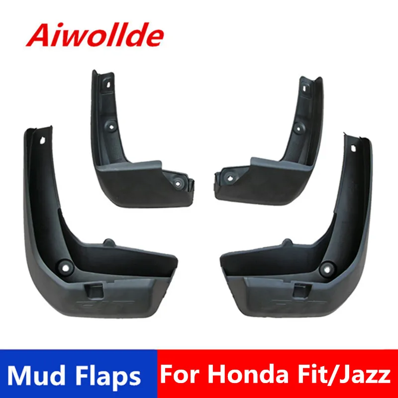 รถ Mud Flaps สำหรับ Honda Fit / Jazz 2006 2007 2008 2011 2012 2013 2014 ...