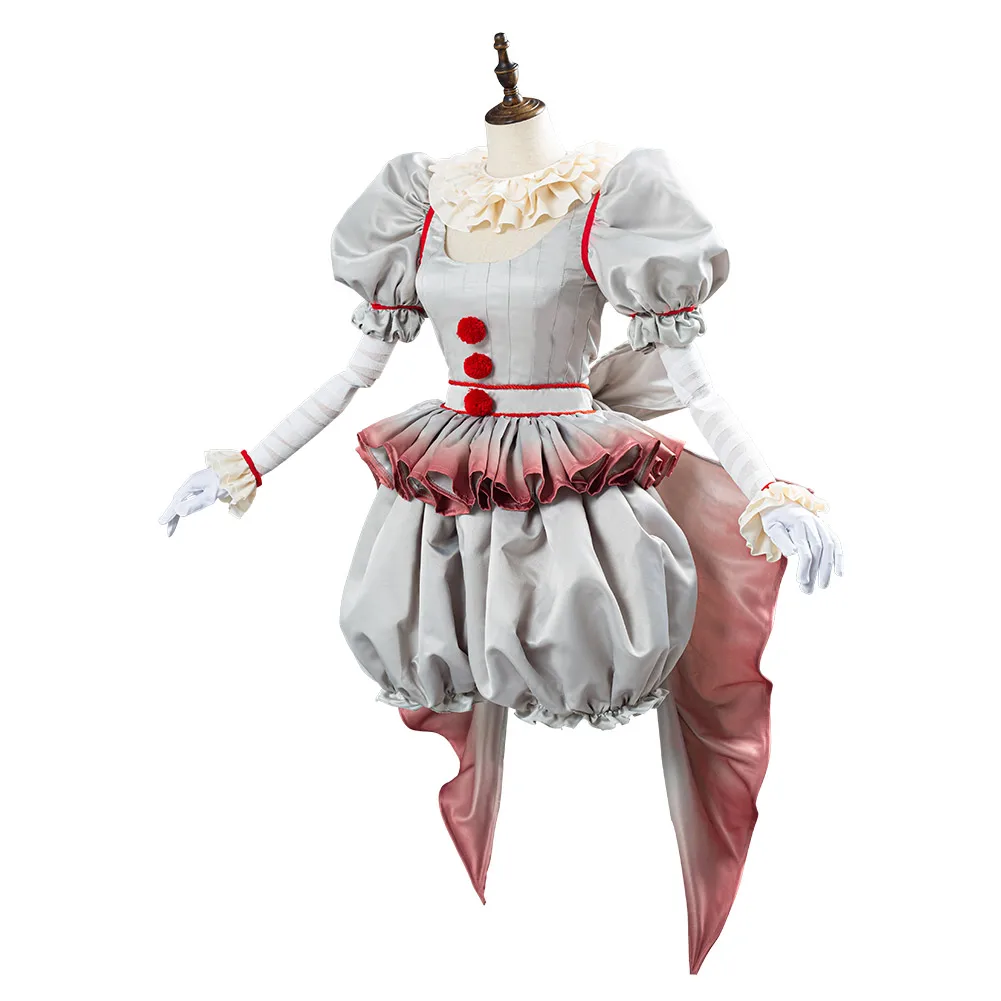 Movies & TV Pennywise The Horror Clown Cosplay Costume For Adults ...