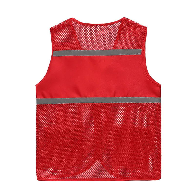 Red Mesh Safety Vest
