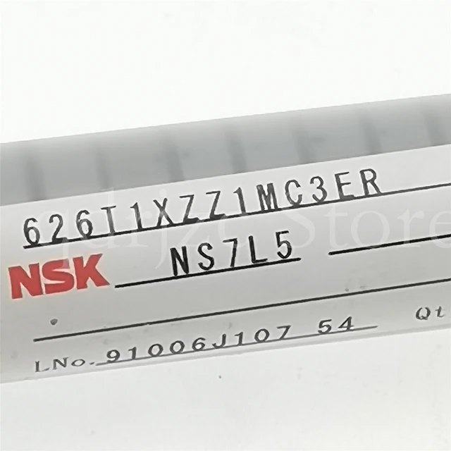 10 pcs) NSK miniature deep groove ball bearing 626T1XZZ1MC3ER 626Z 626 ...