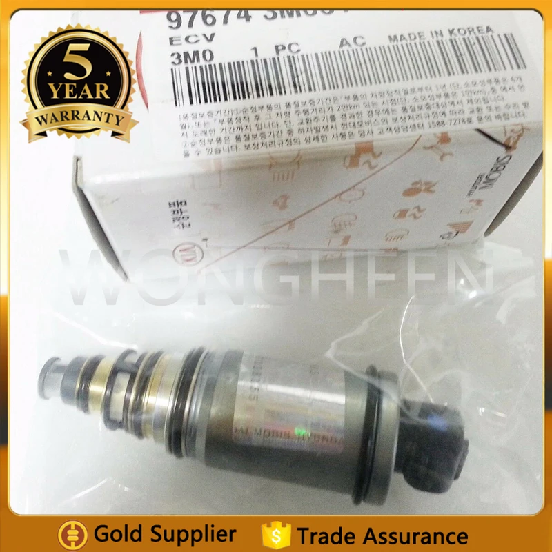 976743M001 97674 3M001 KIA K7 FORTE SOUL SORENTO 용 A/C 컴프레서 컨트롤 밸브 2011 ...