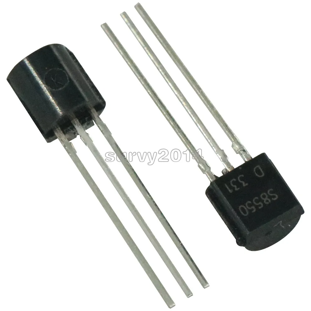 100 piezas nuevo TO 92 S8550 S8550D TO92 TRANSISTOR PNP 25V 1.5A ...