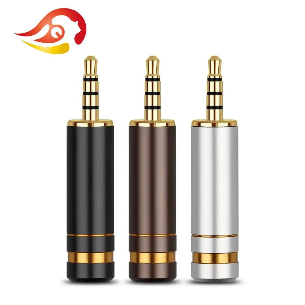 QYFANG 2.5mm 4 Pole Gold Plated Copper Earphone Plug HiFi Headset ...