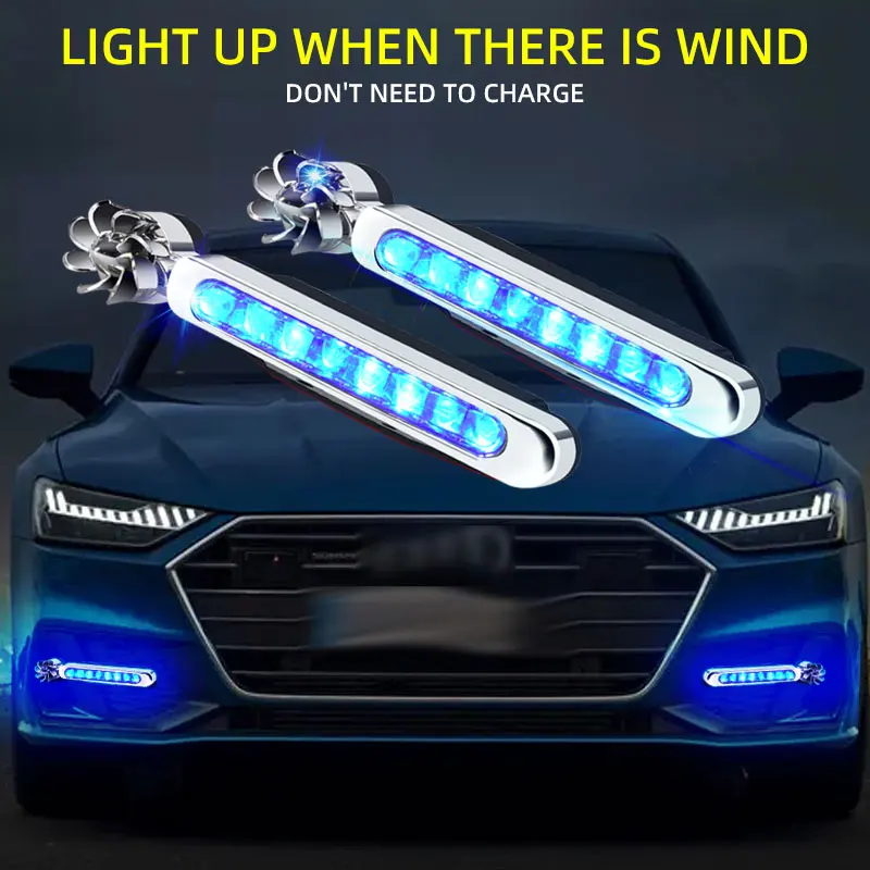 2pcs-LED-DRL-Car-Wind-Energy-Daytime-Running-Light-Daylight-Headlight ...
