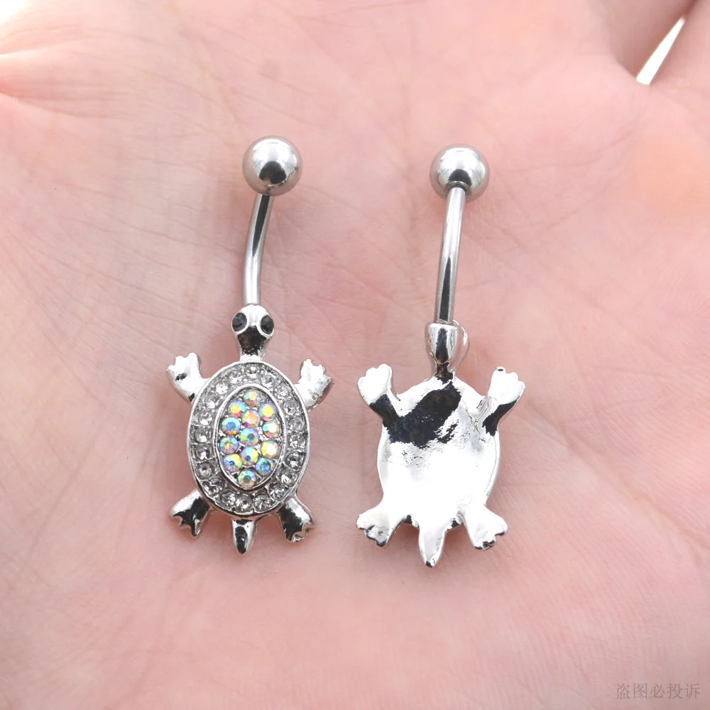 Turtle Belly Button Rings