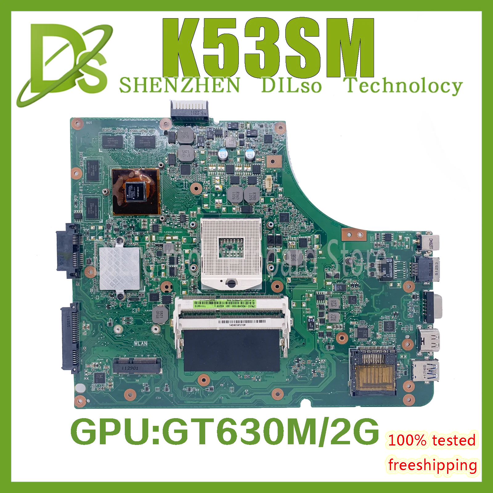 KEFU-K53SV-Laptop-Motherboard-For-ASUS-K53SM-K53S-A53S-X53S-P53S-K53SJ ...