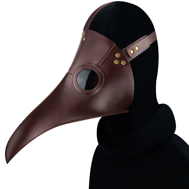 Halloween Horror Plague Doctor Beak Cosplay Mask - AllCosplay.com
