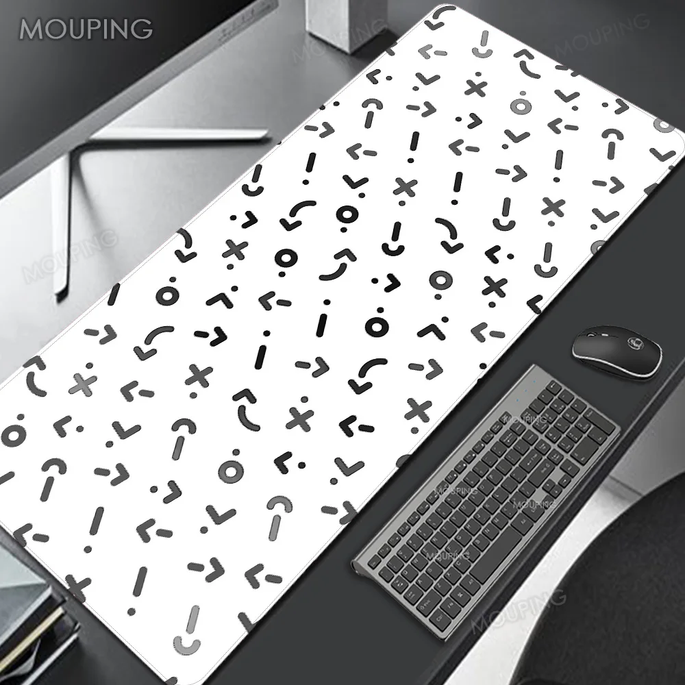 Mouse Pad branco para Gamer Laptop, Character Desk Mat, Art Mousepad ...