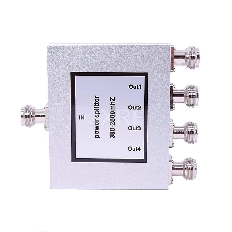 New 4 Way N Power Splitter 380mhz~2500MHz,N female power divider signal ...