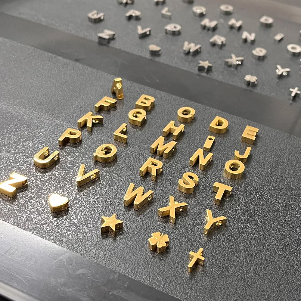 5unids-lote-letras-acero-inoxidable-para-bisuteria-316L-Encanto-coraz-n ...