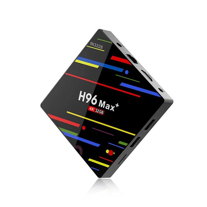 H96 MAX Plus tv box Android 9,0 4G64GB Rockchip RK3328 USB3.0 H.265 4K ...