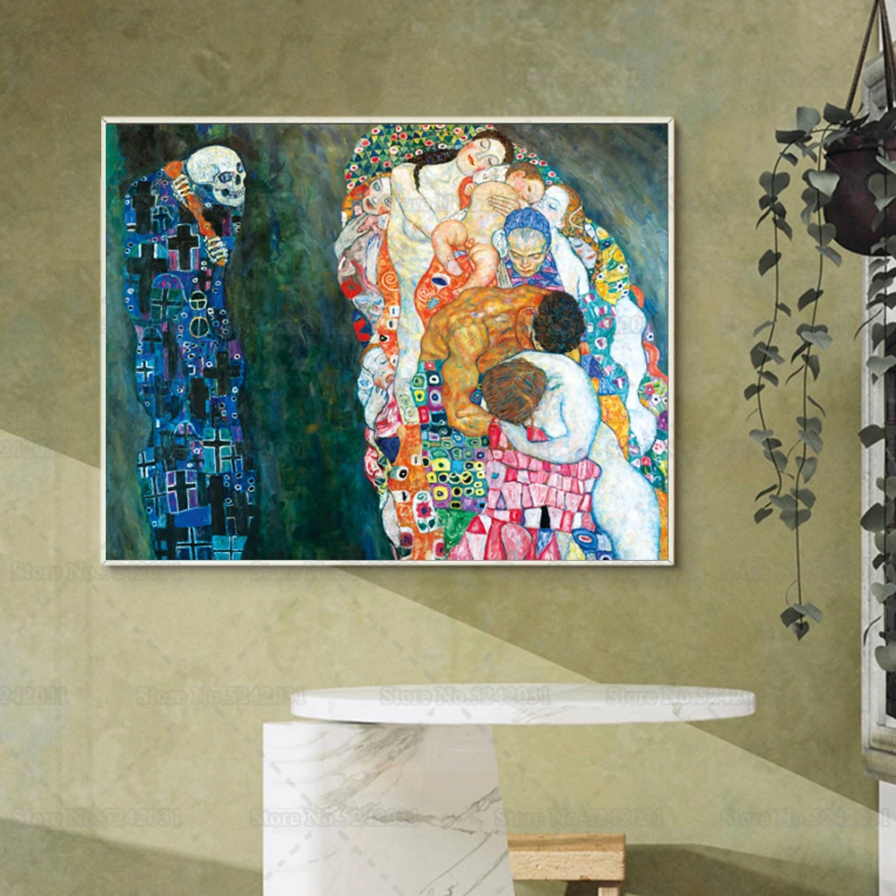 Death And Life Gustav Klimt