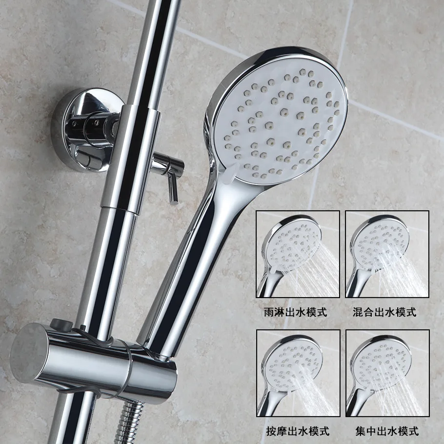 Only Wall Mounted Thermostat Shower Faucet Surface Mounted Shower ...