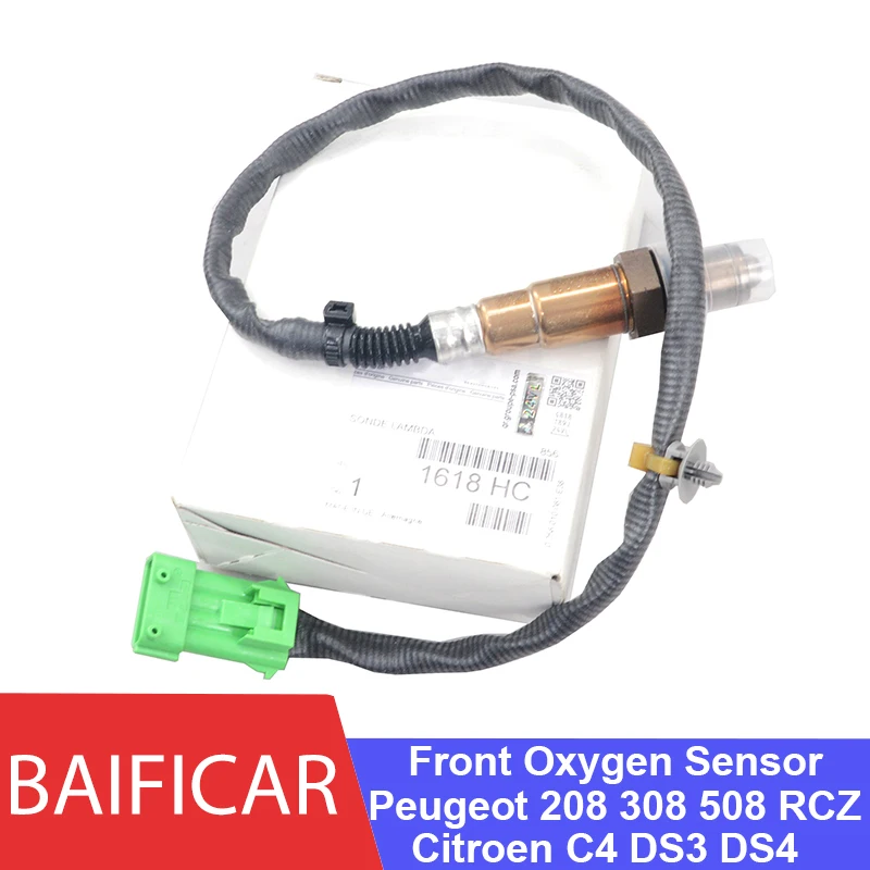 Baificar Brand New Genuine 4 Wire Front Lambda Oxygen Sensor 1618hc For Citroen Peugeot C4 Ds3 ...