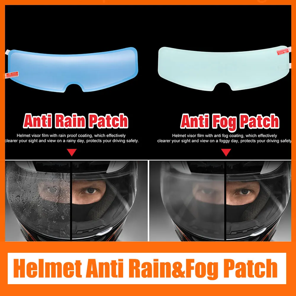 Universal Helmet Clear Anti Fog Rainproof Film Nano Sticker Film Safety ...