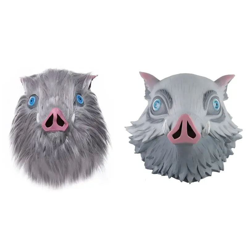 Demon Slayer Máscara de Hashibira Inosuke, Cosplay, no Yaiba Kimetsu ...