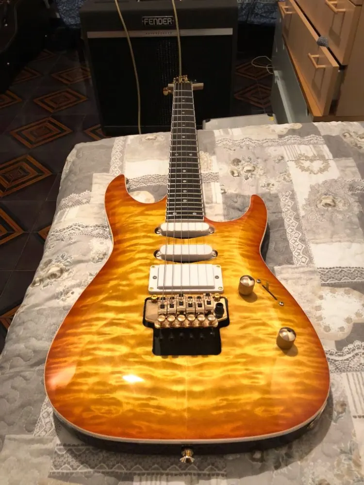 22/24 Frets Dot Inlays Pensa Custom Shop Electric Guitar Pensa Deluxe ...