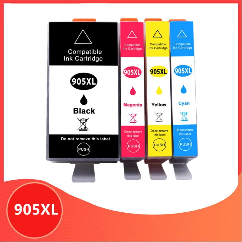 Compatible For Hp 905xl 905 Xl Ink Cartridge For Hp Officejet Pro 6960 ...