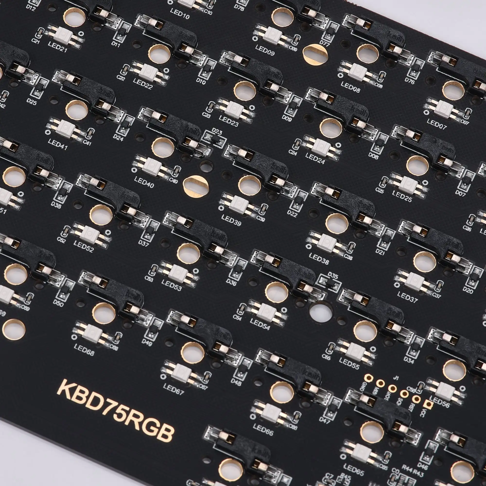 KBD75RGB печатная плата с горячей заменой (Per-Key RGB) подходит для ...