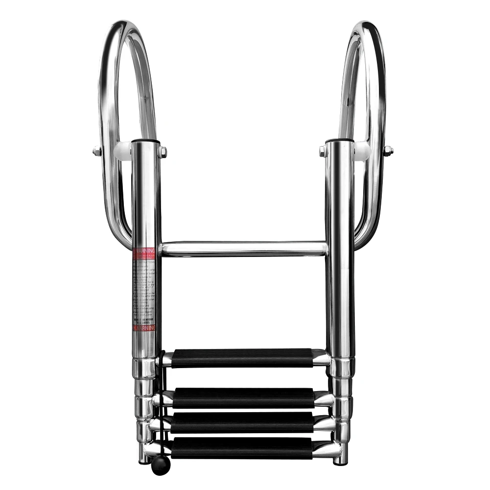 Stainless-Steel-Boat-Boarding-Telescoping-Ladder-Sliding-Folding ...