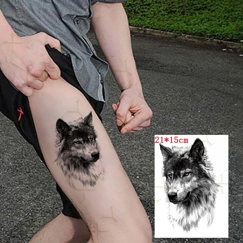 Wolf Pup Tattoo