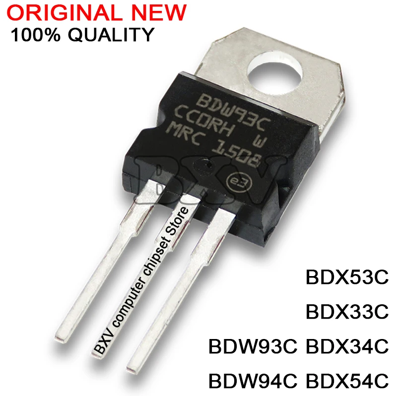 Transistor darington Original, nuevo, 10 unidades/lote, BD911, BD912, BDW93C, BDW94C, BDX33C ...