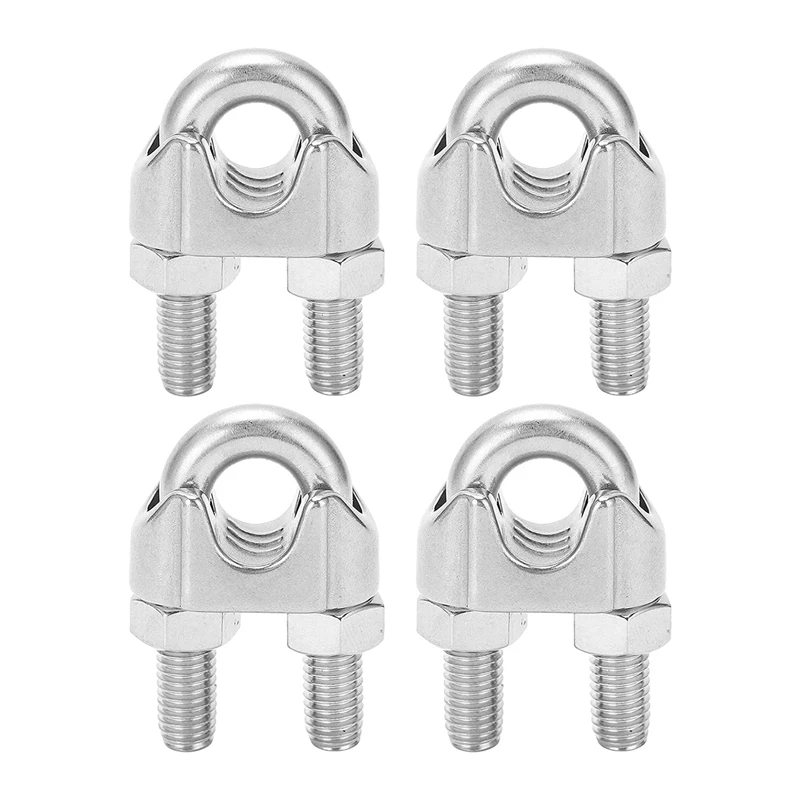 2pcs M20 Wire Rope Clamps Stainless Steel 304 U-type Wire Rope Clip ...