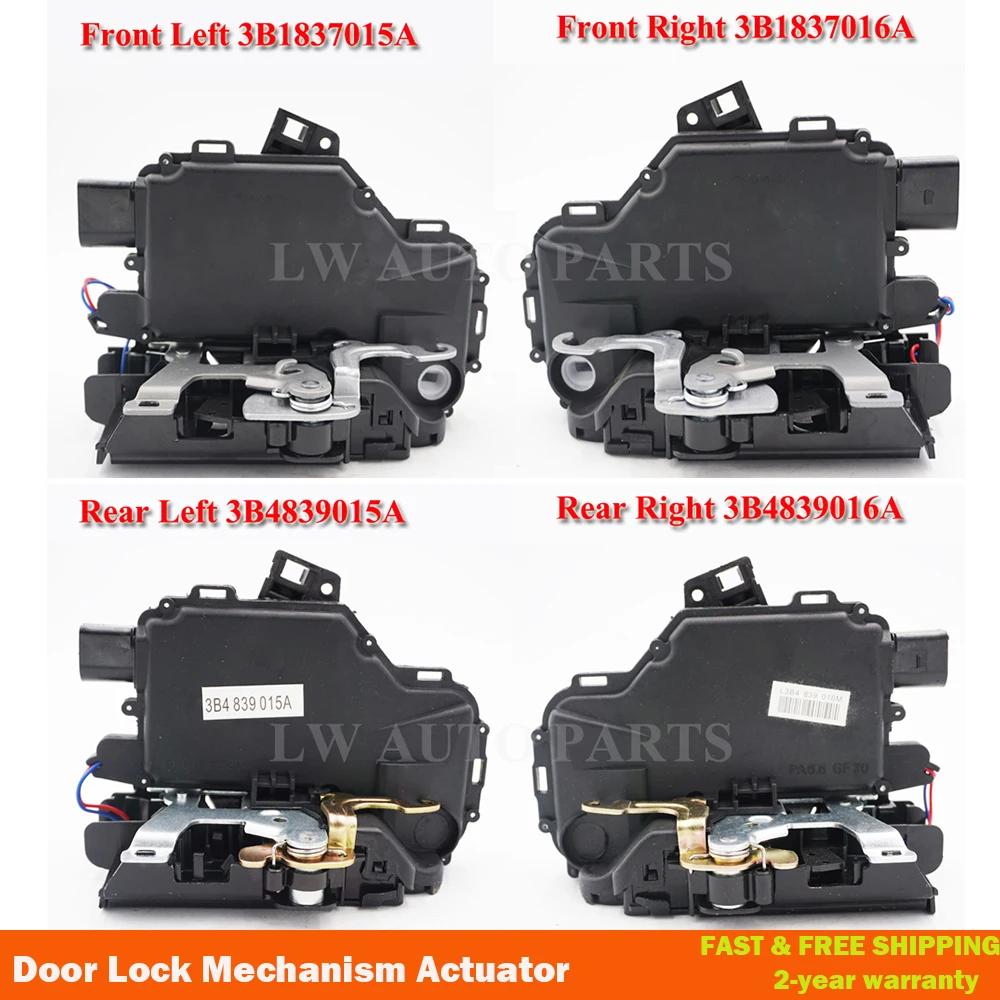 Car Central Door Lock Actuator Latch Module Motor Mechanism For VW ...