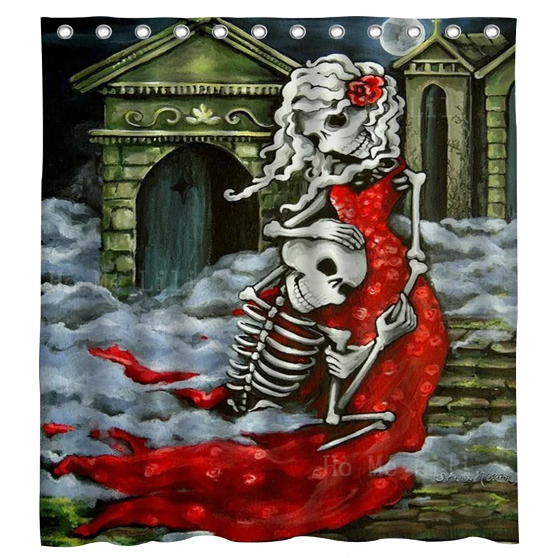 Skeletons In Lovers Embrace