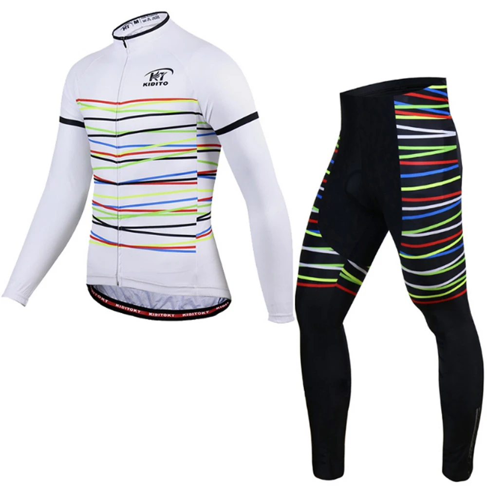 Summer new long sleeved suit men's cycling suit bicycle equipment ...