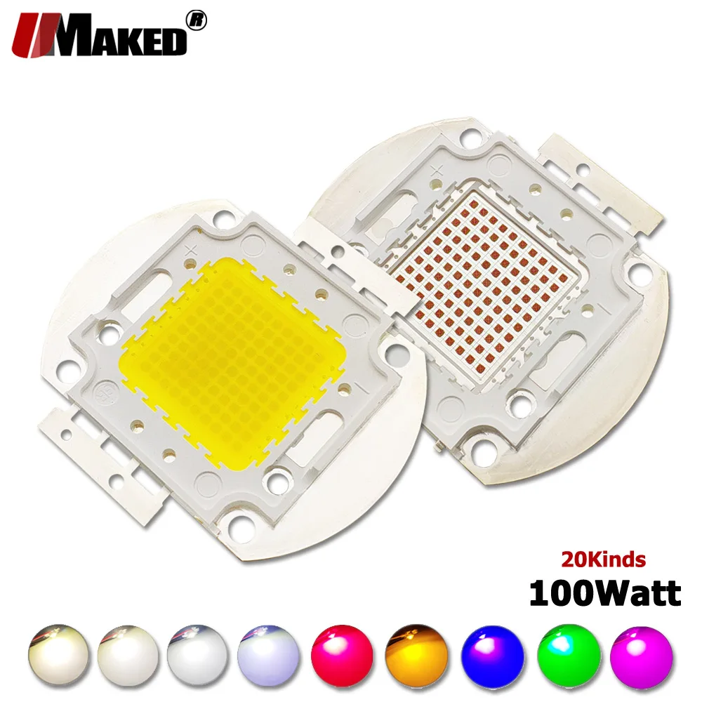 5Pcs-LED-Chip-100W-30-34V-3000mA-SMD-COB-Light-Bead-Warm-Cool-White-Red ...