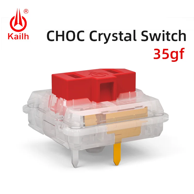 Kailh Choc Red Crystal Switch low profile Switch Chocolate Mechanical ...
