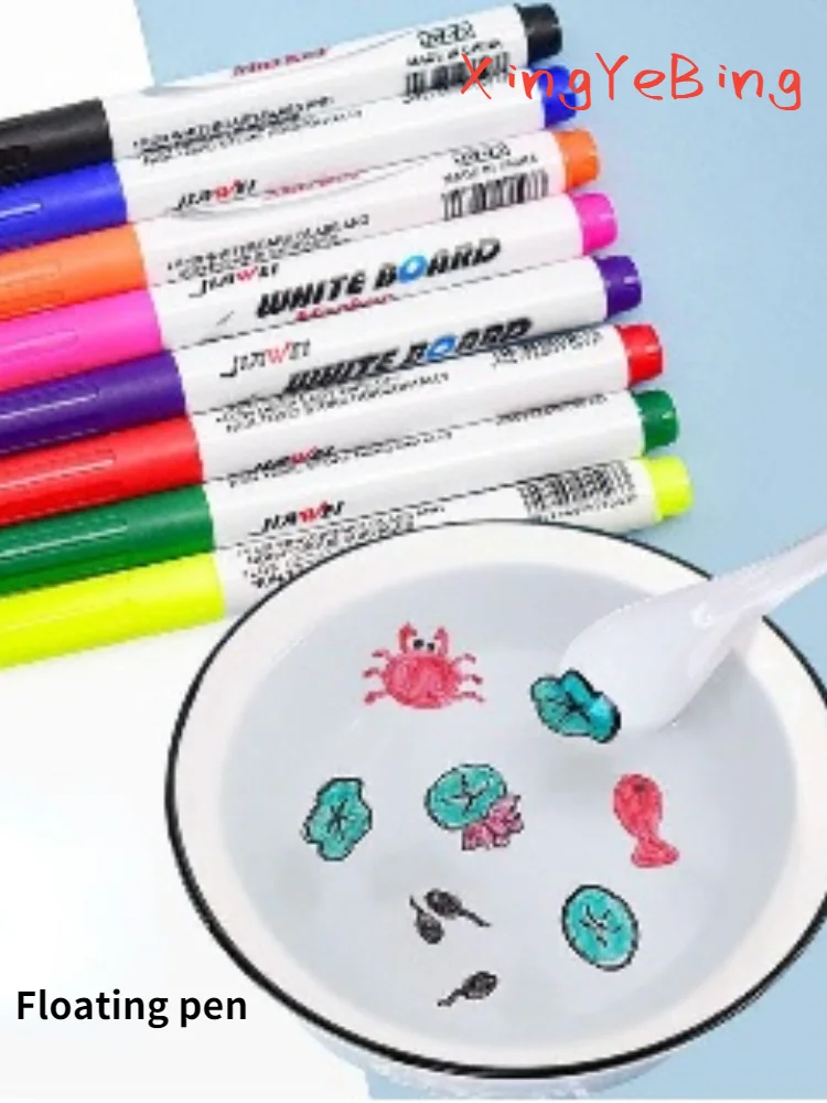 Fun Children Floating Pen In Water Whiteboard Pen Erasable Waterborne ...