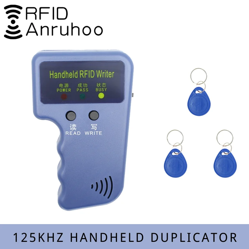 RFID-Smart-Chip-Duplicator-125Khz-Key-Copier-EK4100-Badge-Reader-TK4100 ...