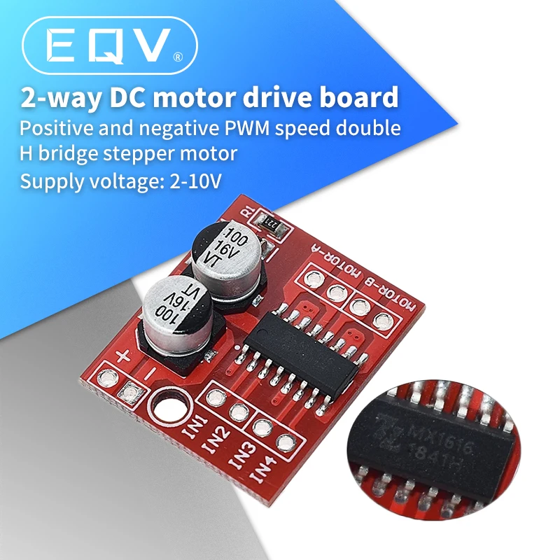 DC Motor Drive Module Reversing PWM Speed Dual H Bridge Stepper Motor ...