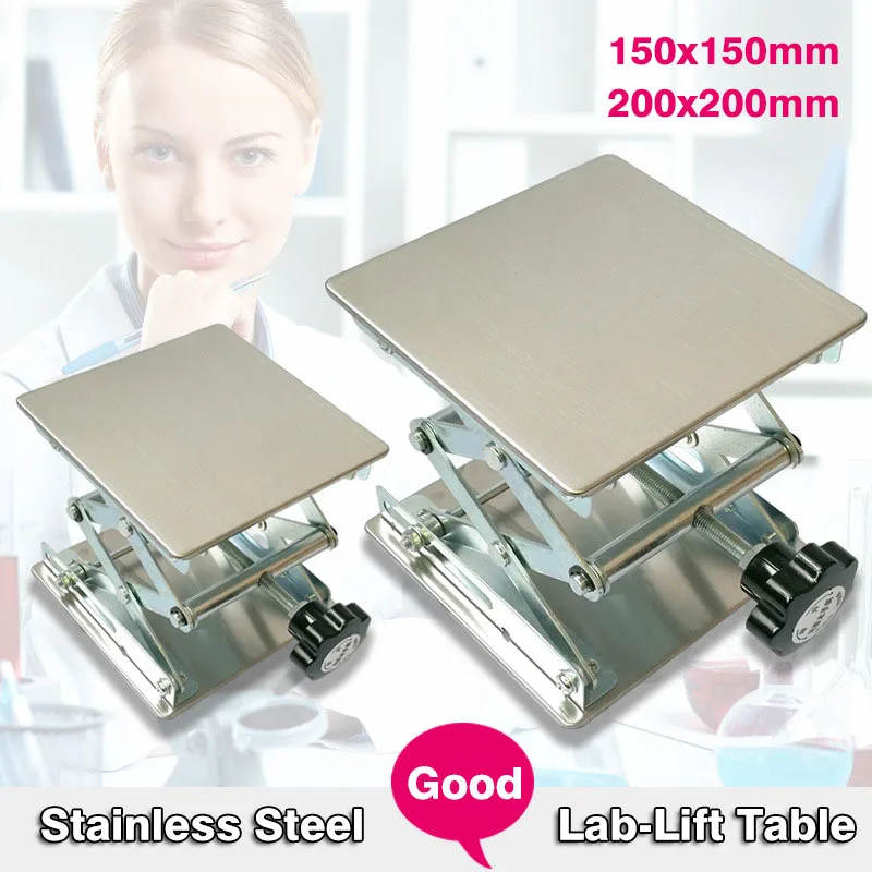 Stainless-Steel-Lifting-Platform-Laboratory-Lifting-Stand-Scissor-Rack ...