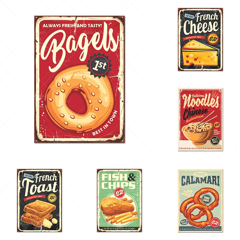 Vintage American Food Posters