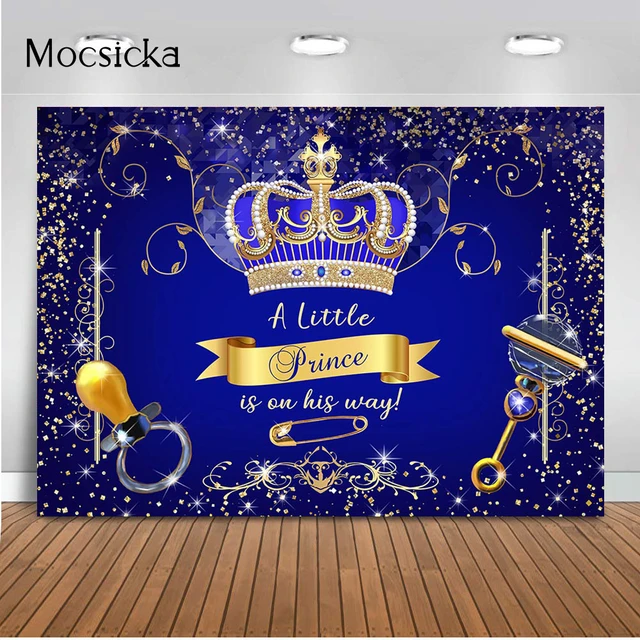 Royal Blue Baby Shower Theme